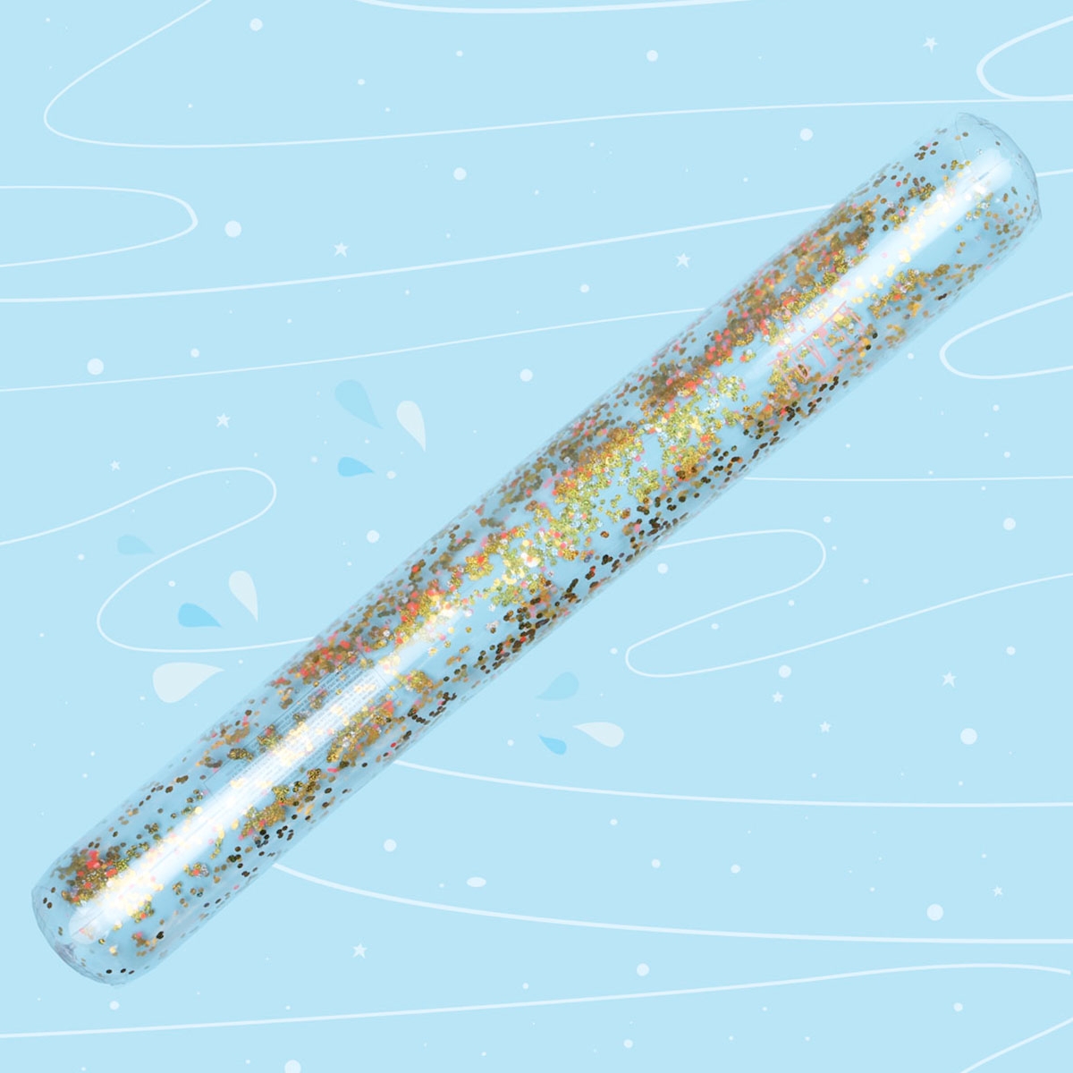 Inflatable Pool noodle - Glitter